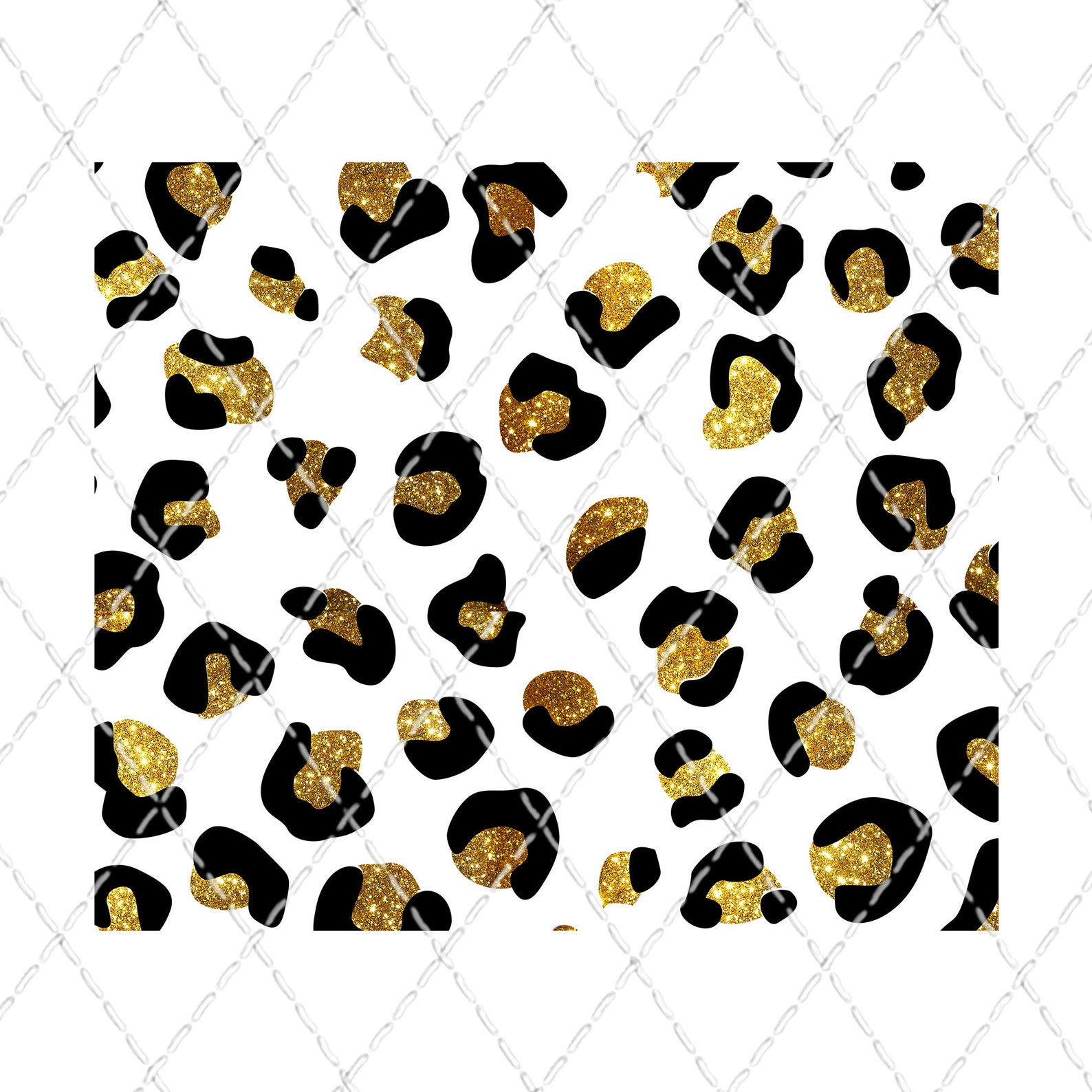 Gold Leopard Spots Sublimation PNG Digital Download | Etsy