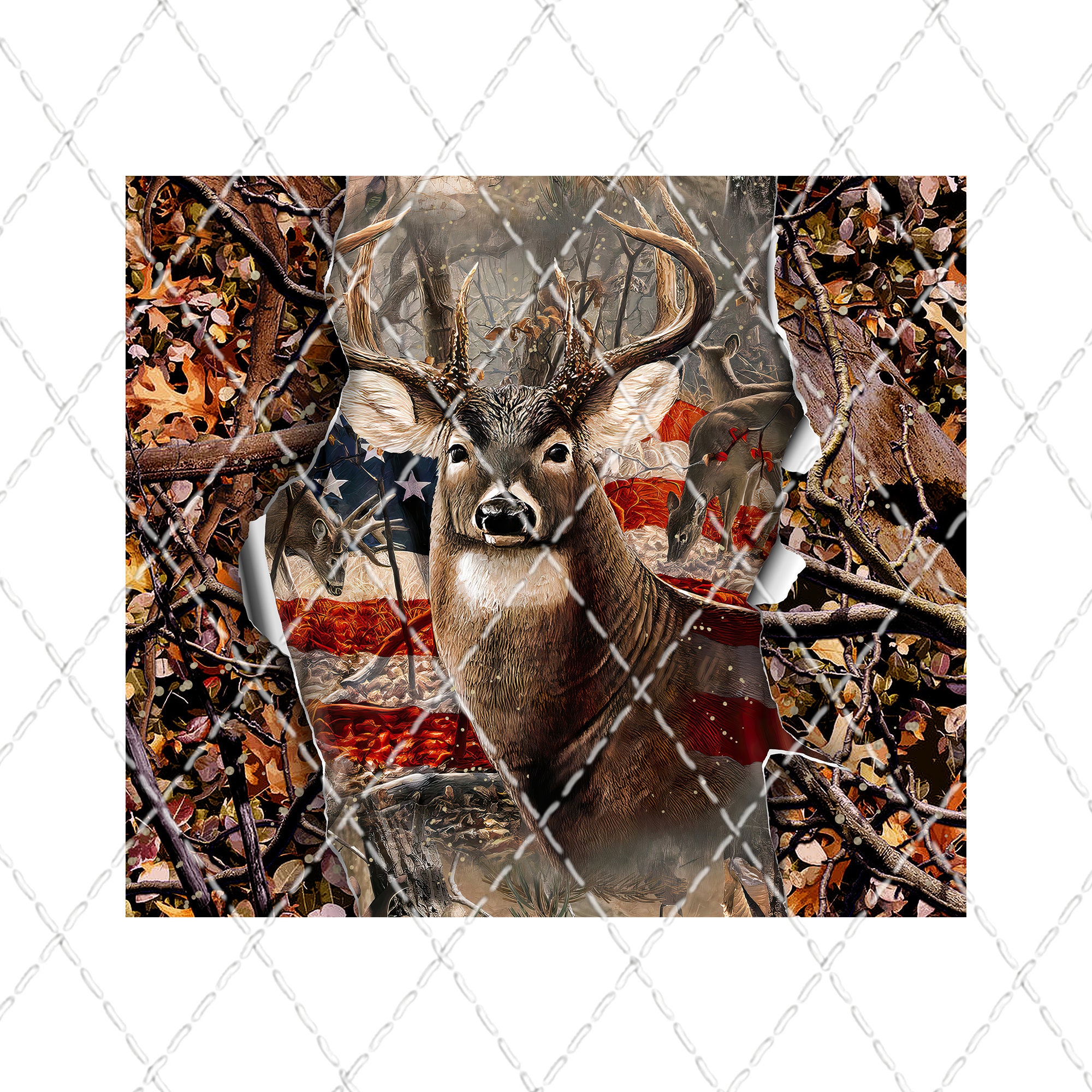 Deer Hunting Tumbler Sublimation Transfer Ready to Press - Etsy