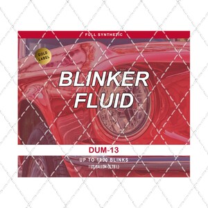 Blinker Fluid - Sublimation - PNG - Digital Download - Digital Design ...