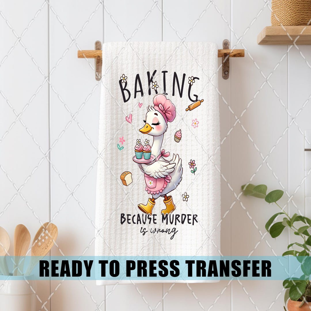 Funny Baking Sublimation Transfer - Ready to Press - Heat Transfer ...