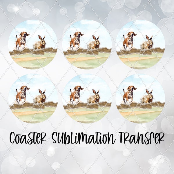 Beagle Chasing Rabbit - Etsy