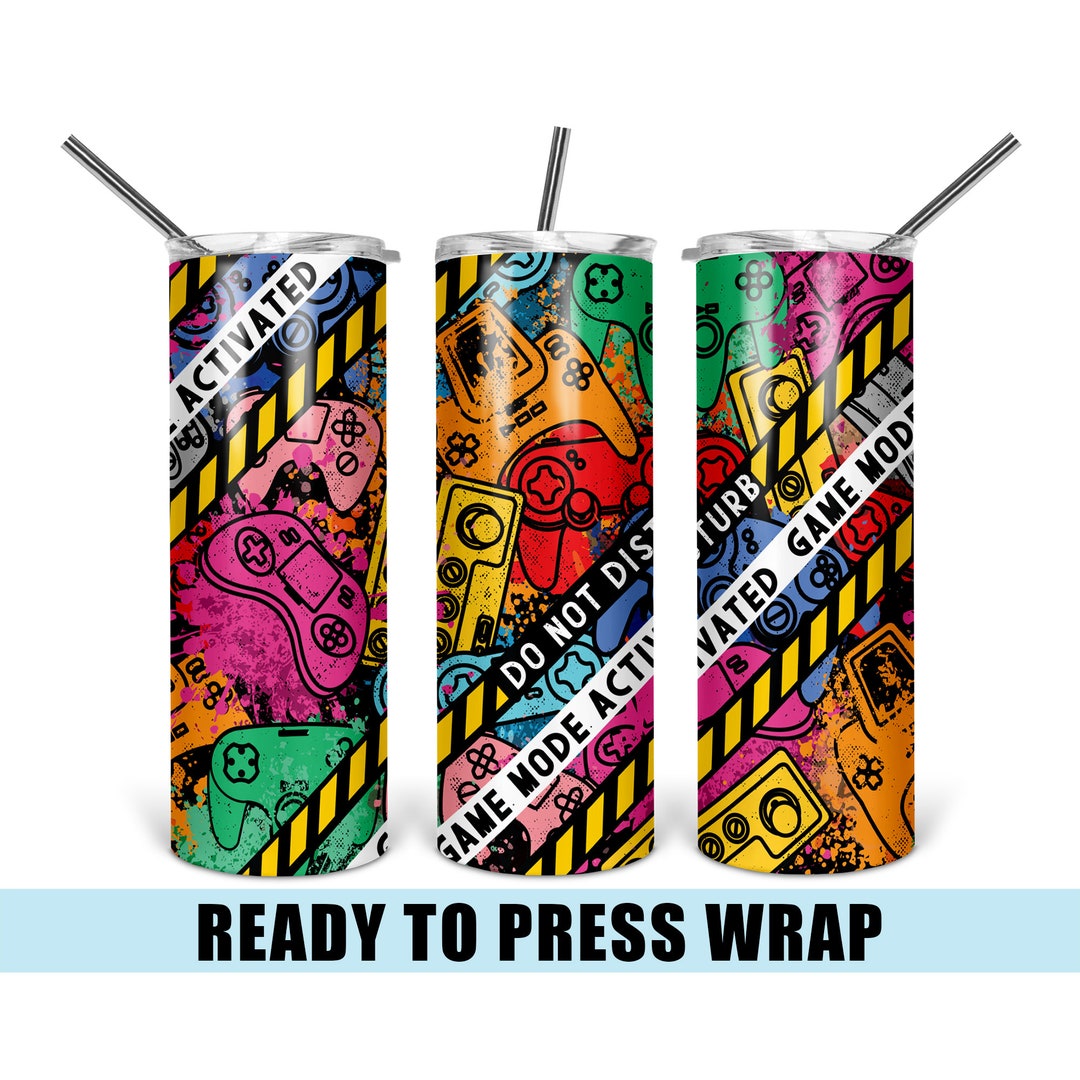 Do Not Disturb Game Mode Tumbler Sublimation Transfer Ready to Press ...