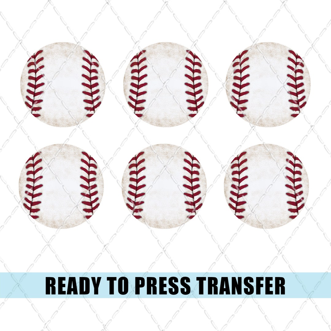 Baseball Coaster Sublimation Transfer - Ready to Press - Coaster ...