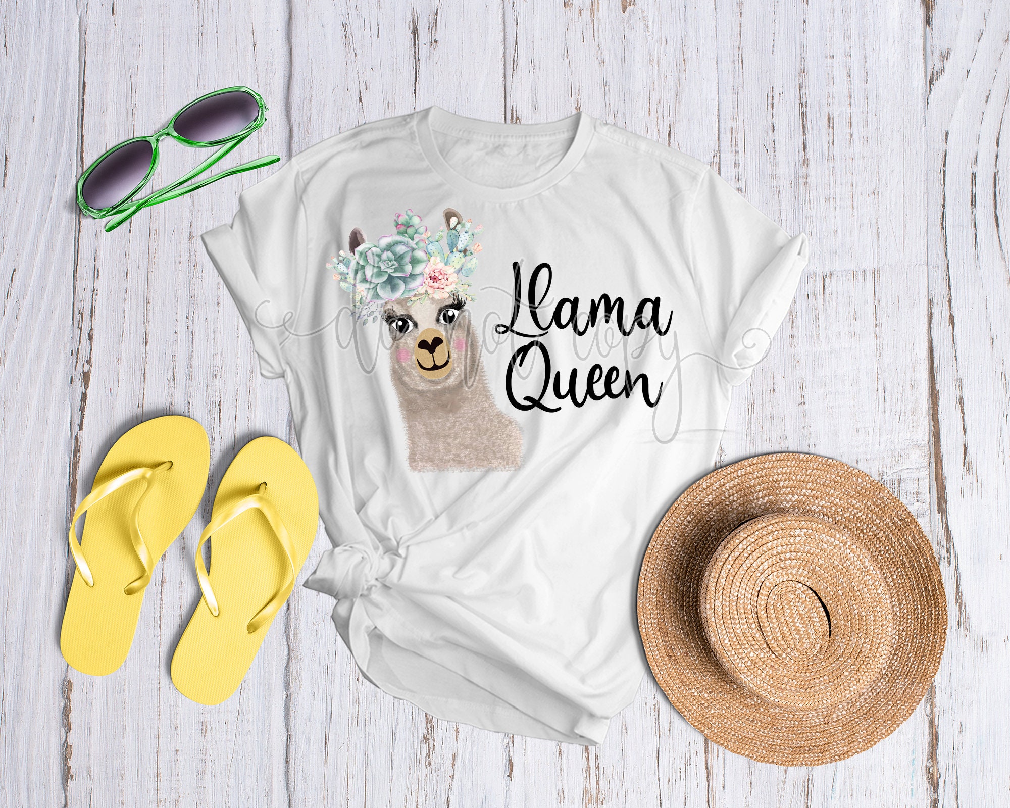 Llama Queen Sublimation PNG Digital Download Digital | Etsy