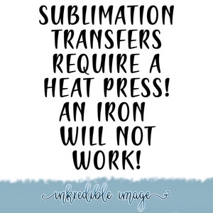 Be Like the Moon and Shine Sublimation Transfer - Ready to Press ...