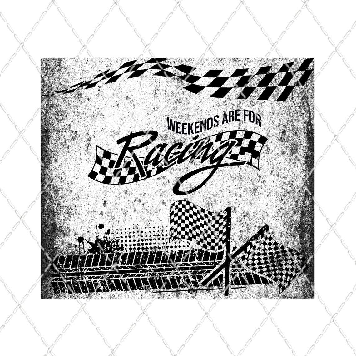 Weekends Are for Racing Tumbler Sublimation Transfer Ready - Etsy