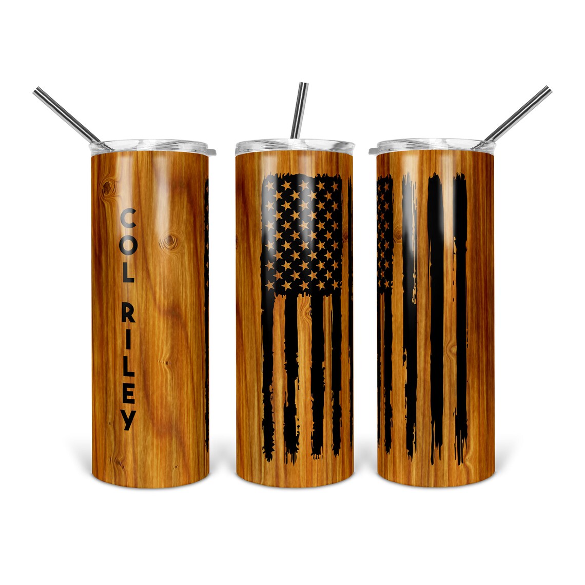 Wood Flag Tumbler Sublimation Transfer Ready to Press - Etsy