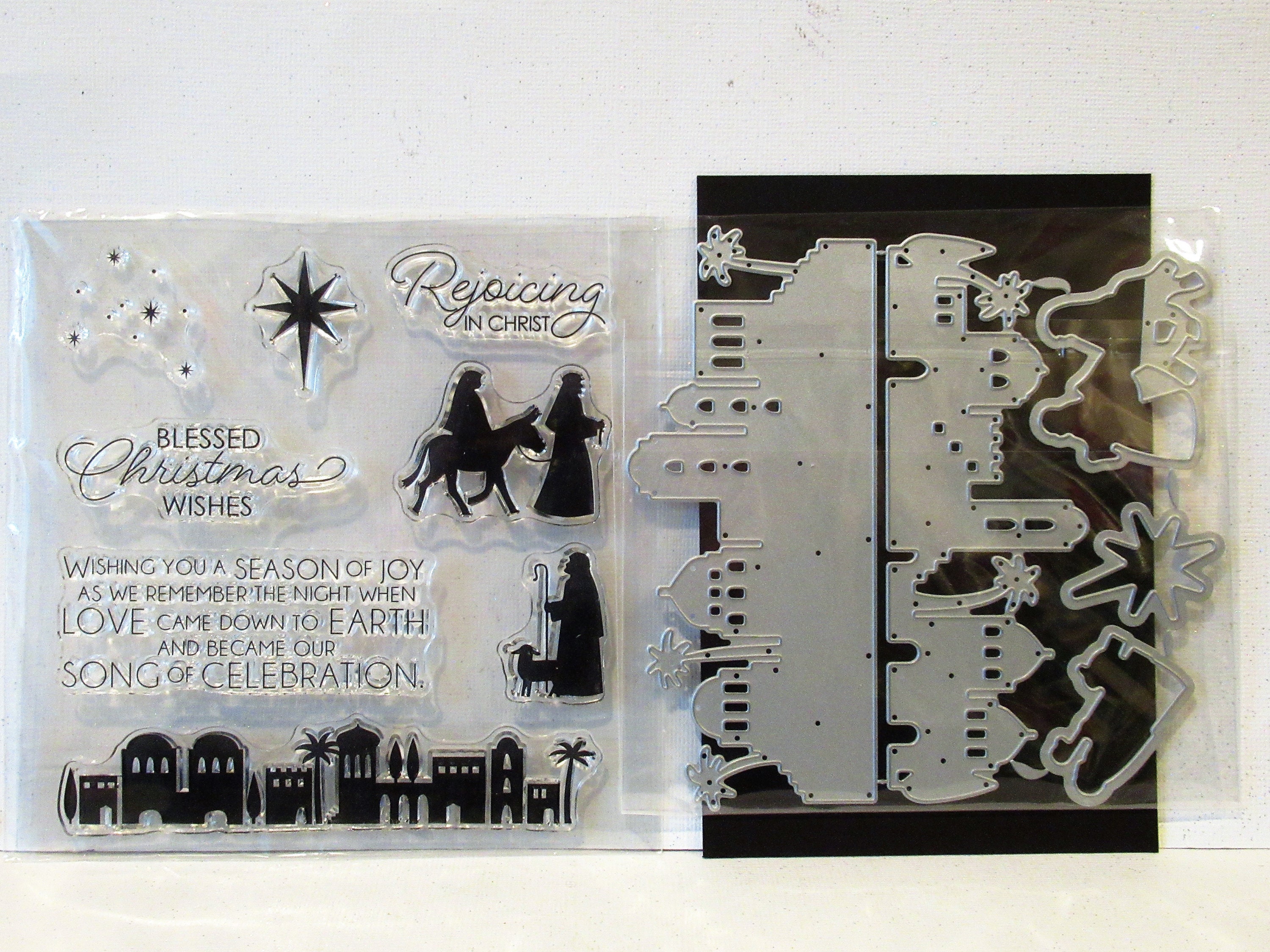 NIGHT IN BETHLEHEM Set and Dies + Stampin up Bonus Christmas Stamps - Etsy