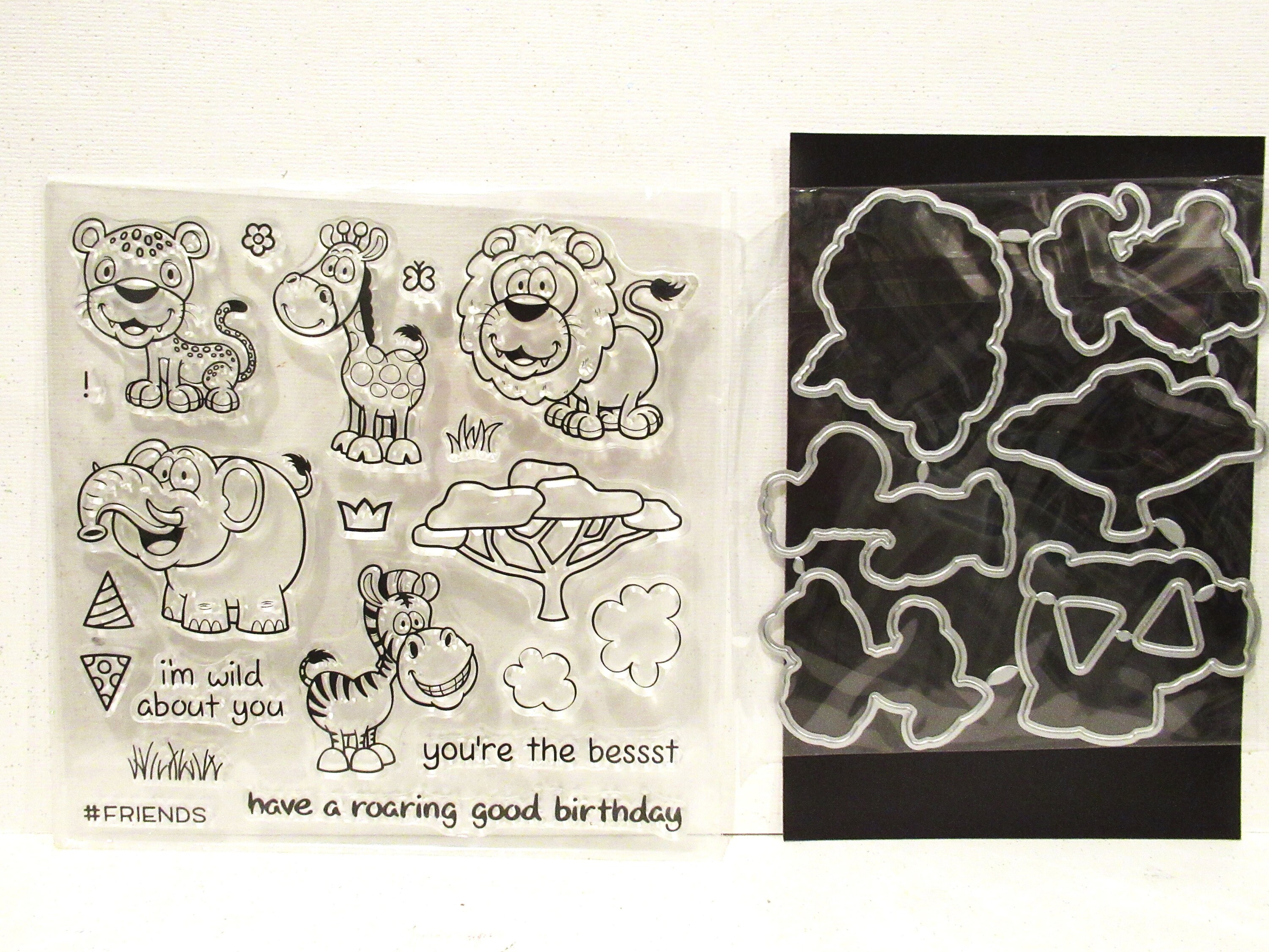 ZOO ANIMALS Stamp Set and Dies + Stampin up Bonus - Etsy