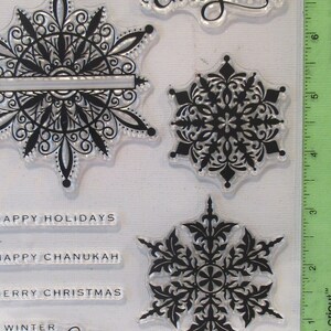 SHIMMERING SNOWFLAKES Stamp and Die Set + Stampin up Bonus - Etsy