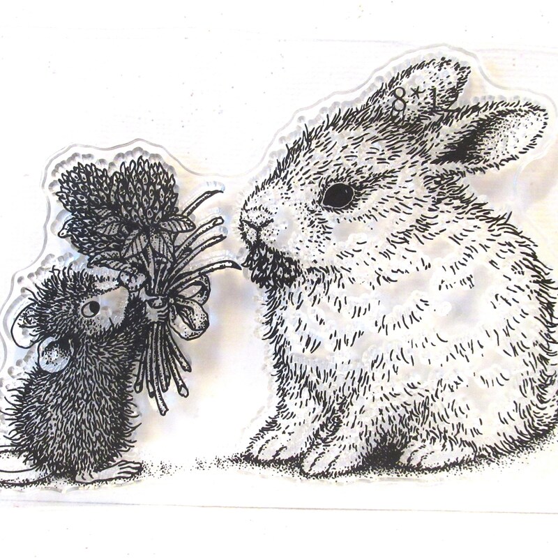 Mouse Rubber Stamp - Etsy