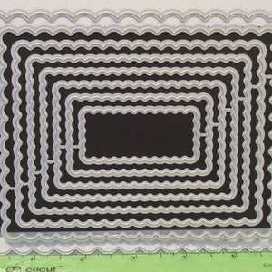 SCALLOPED RECTANGLE NESTING Dies - Etsy