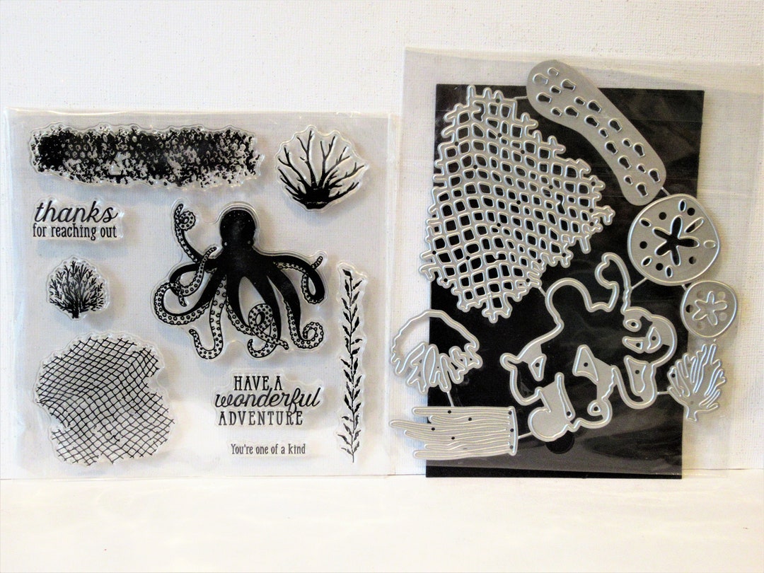 SEA OF TEXTURES Stamp Set and Dies Stampin up Bonus - Etsy