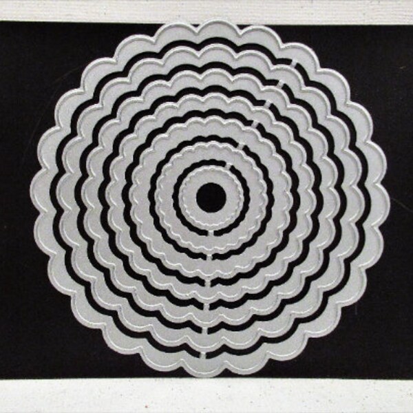 Scalloped Nesting Dies - Etsy