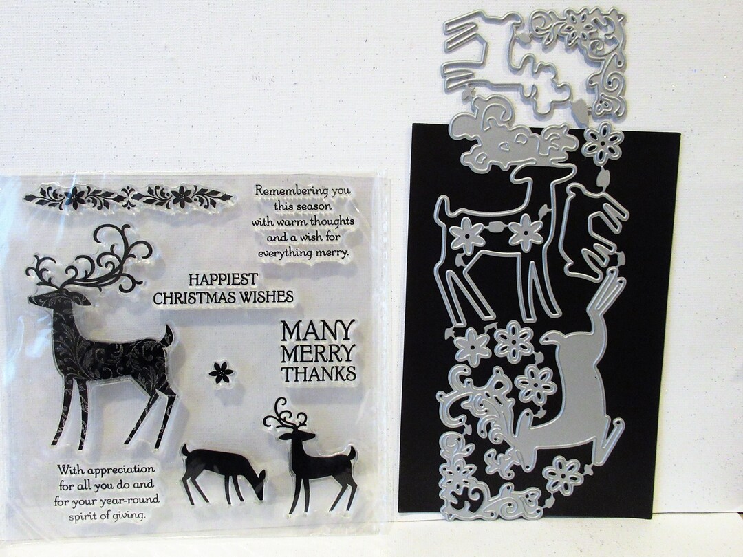 DASHING DETAILED DEER Stamp Set and Dies + Stampin up Bonus - Etsy