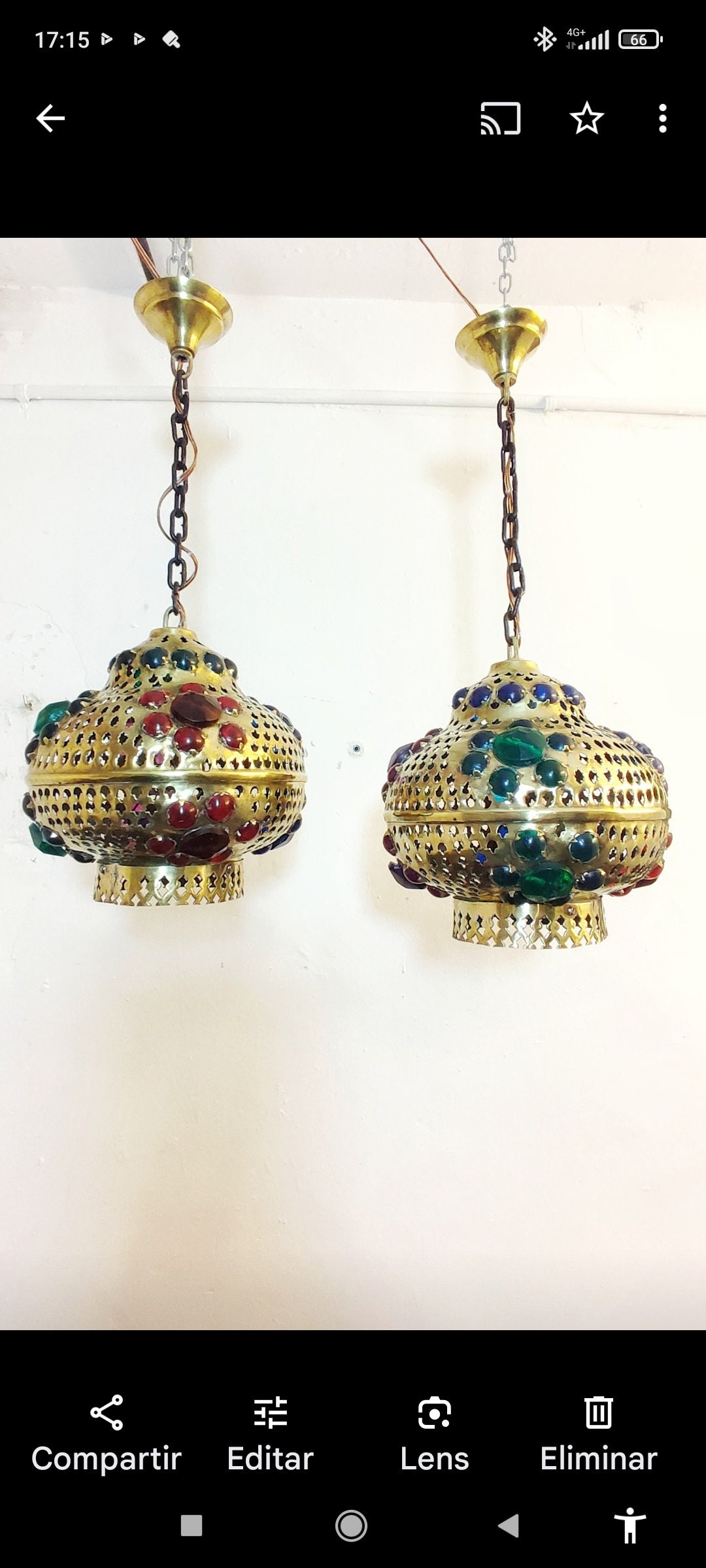 Moroccan Ceiling Lamps. Morrocco, 1970s. - Etsy