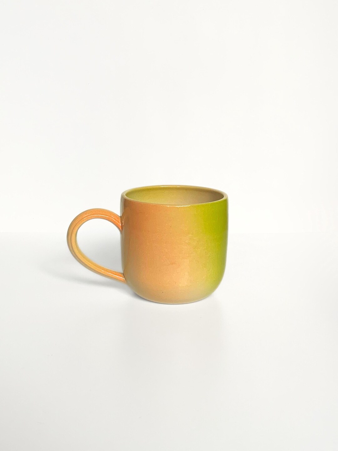 Orange Limeade 20oz | Ombre Stoneware Mug - Etsy