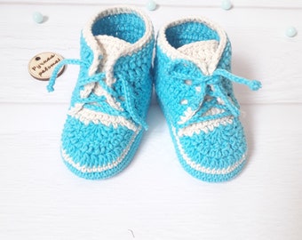 Baby boy booties | Etsy
