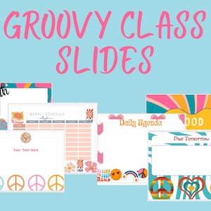 Editable Groovy Class Slides | Decorate the Classroom | Teacher Daily ...