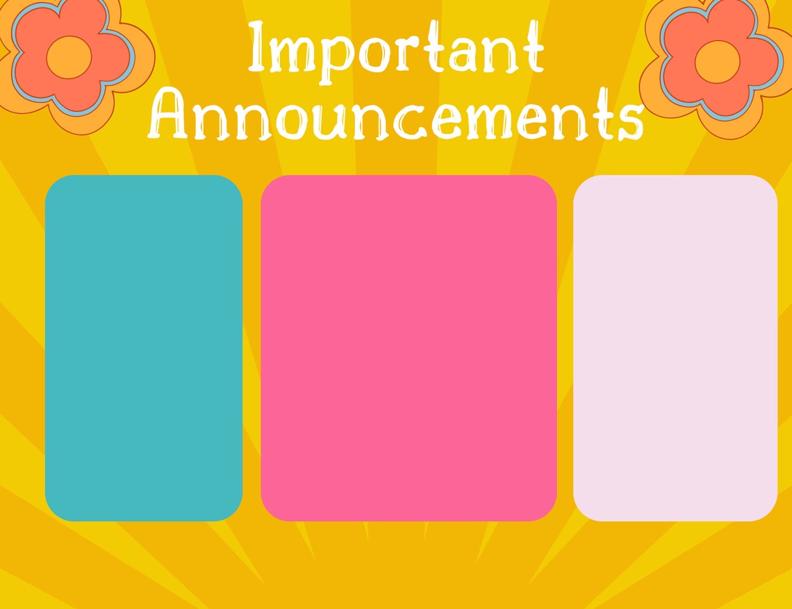 Editable Groovy Class Slides Decorate the Classroom Teacher Daily ...