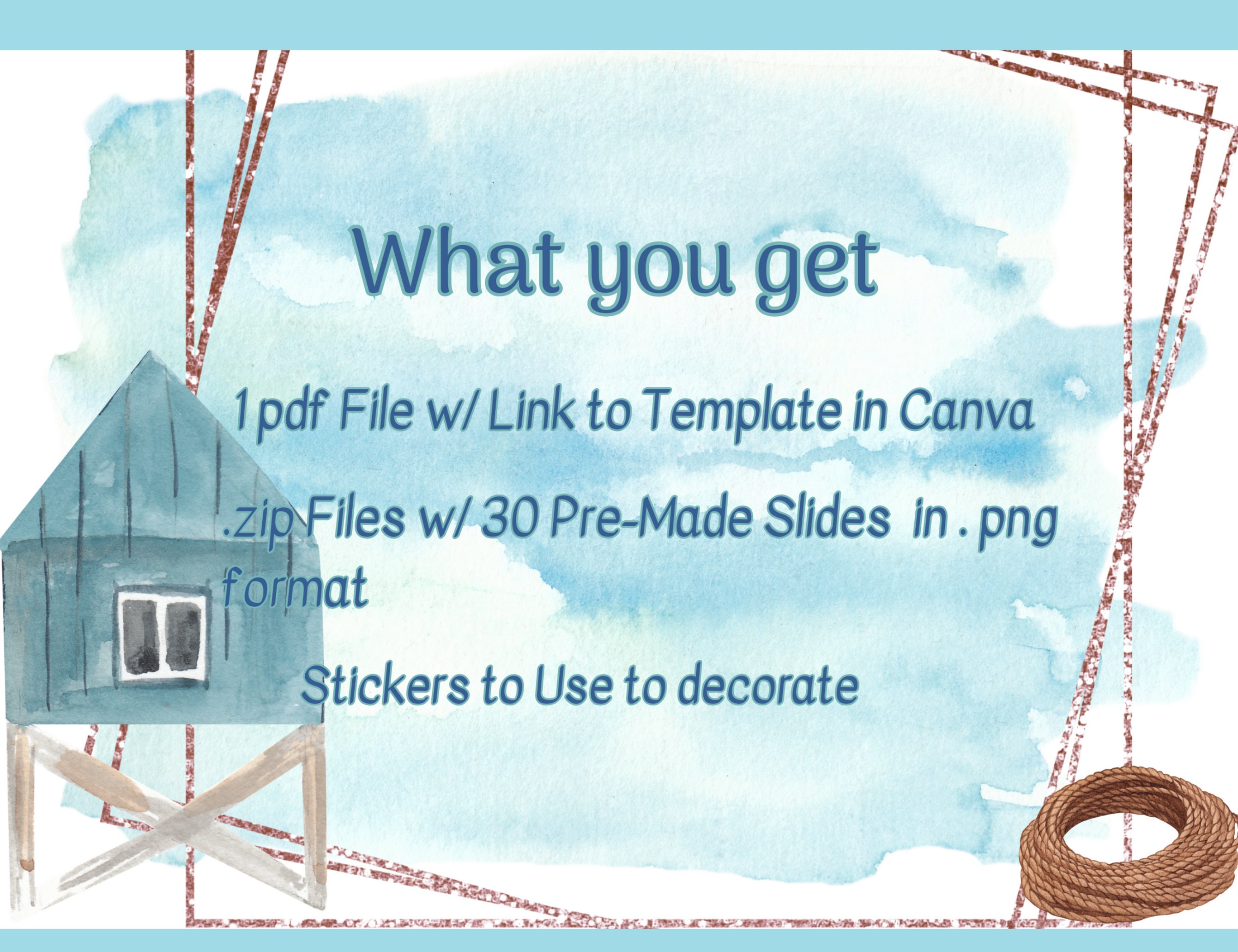 Seasonal Google Slides & Powerpoint Templates, Fun Beachy Spring Break ...