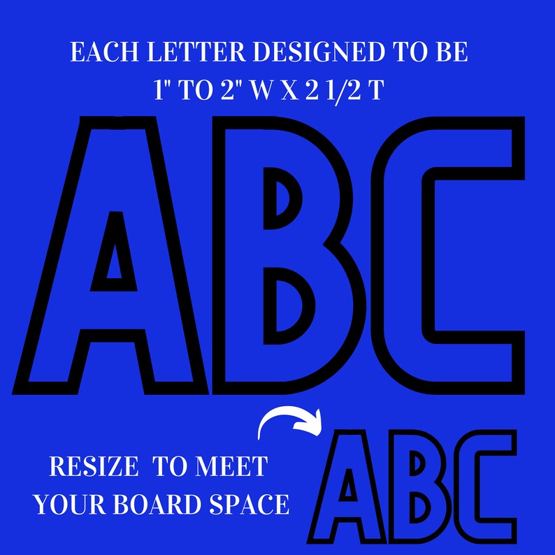Alpha & Numeric | POSTER BOARD Cut-outs | TEACHER | Class Decoration ...