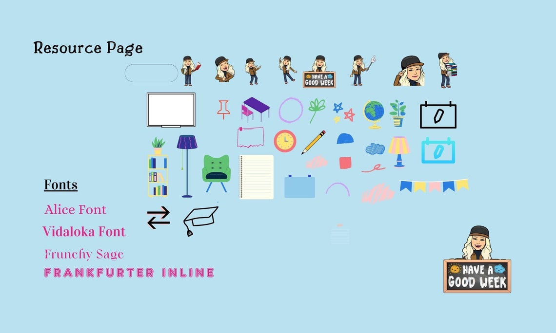 Customizable, Bitmoji, Classroom, Virtual, DAILY, AGENDA, Class ...