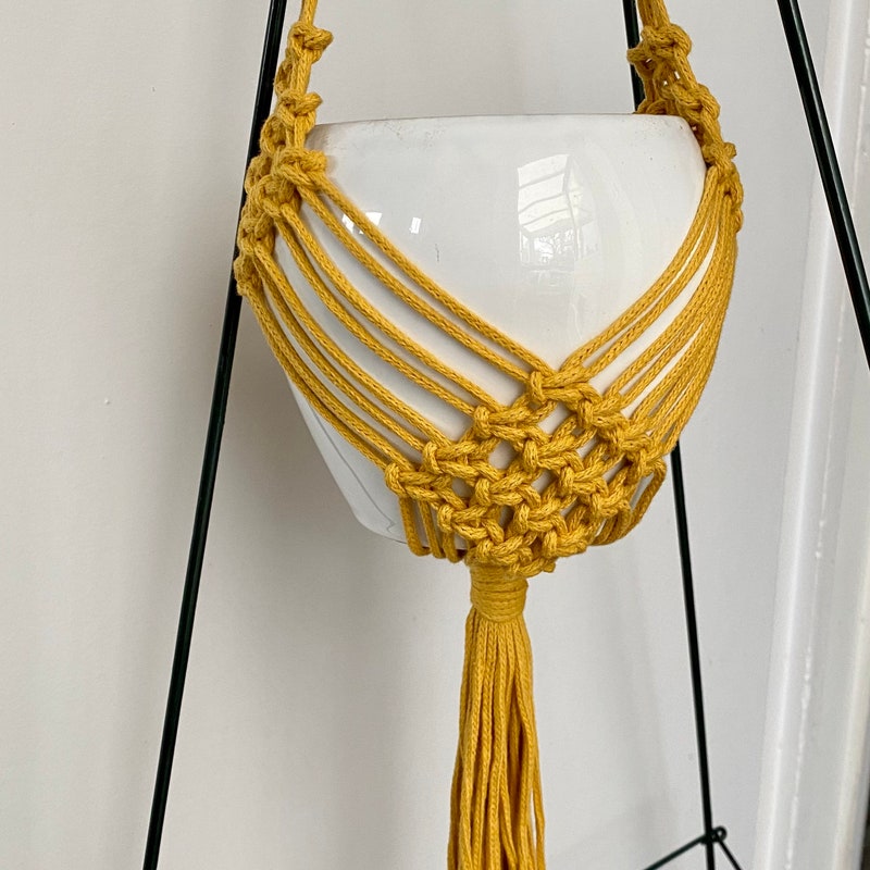 Macrame Pot Holder - Etsy UK