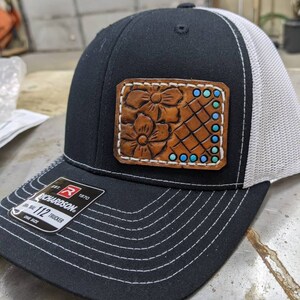 Flower and Dots Trucker Hat | Etsy