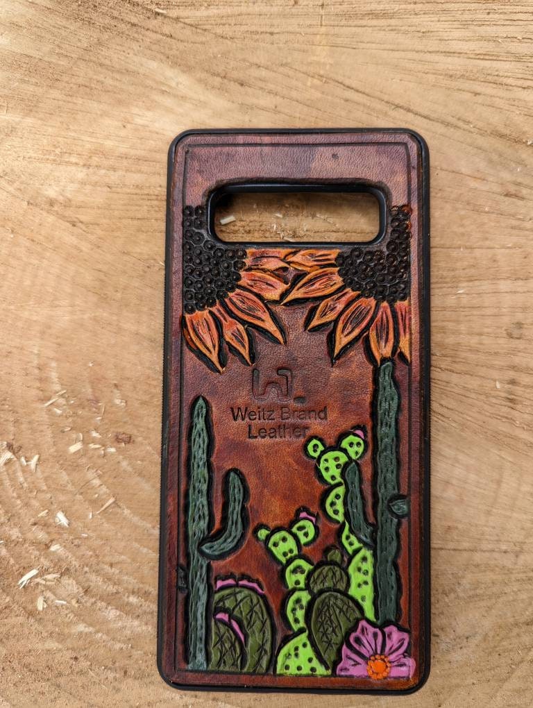 Custom Cactus and Sunflower Phone Case - Etsy