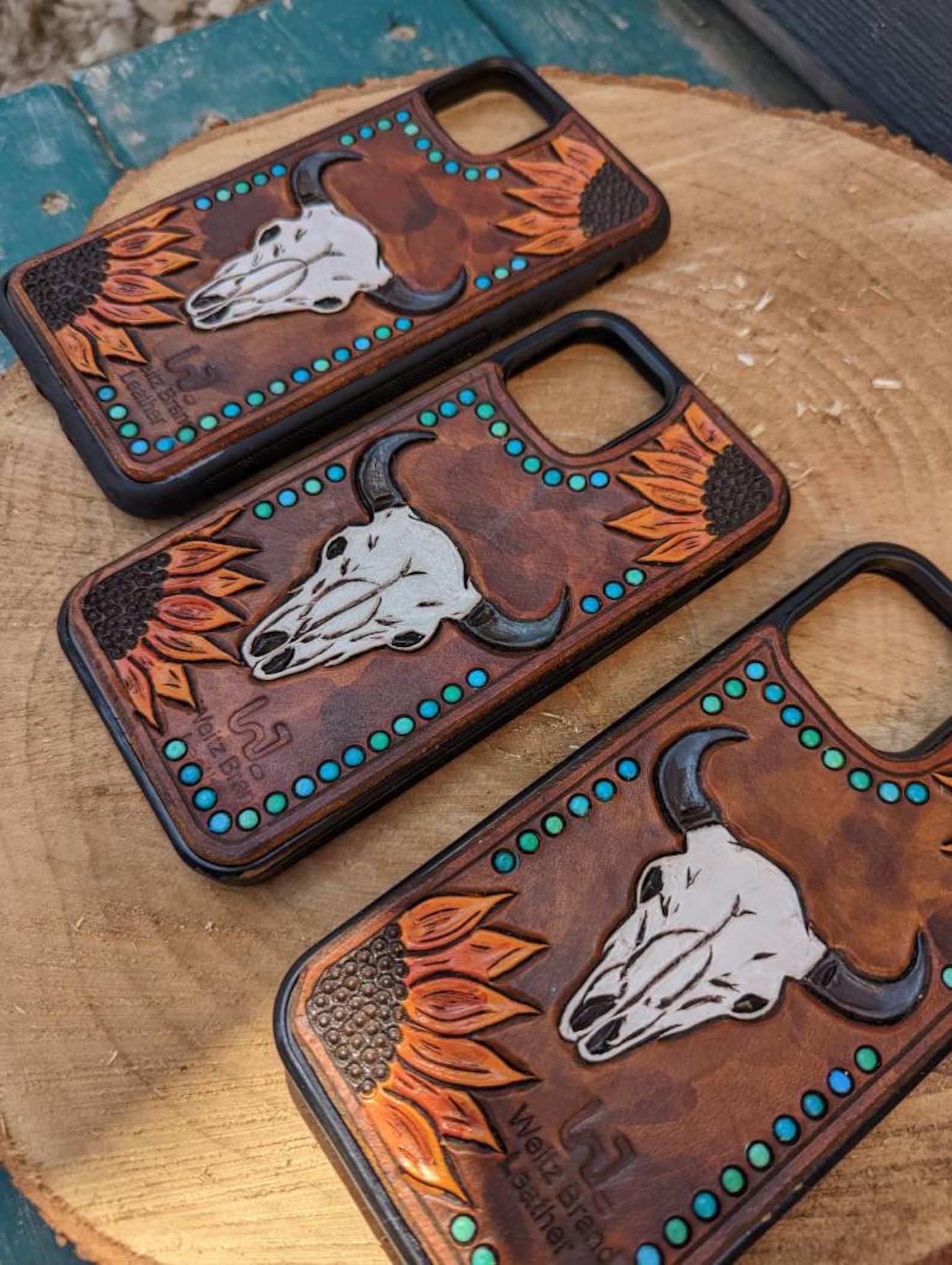 Custom Bullskull Phone Case - Etsy
