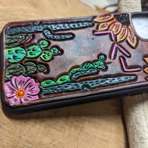 Custom Cactus and Sunflower Phone Case - Etsy