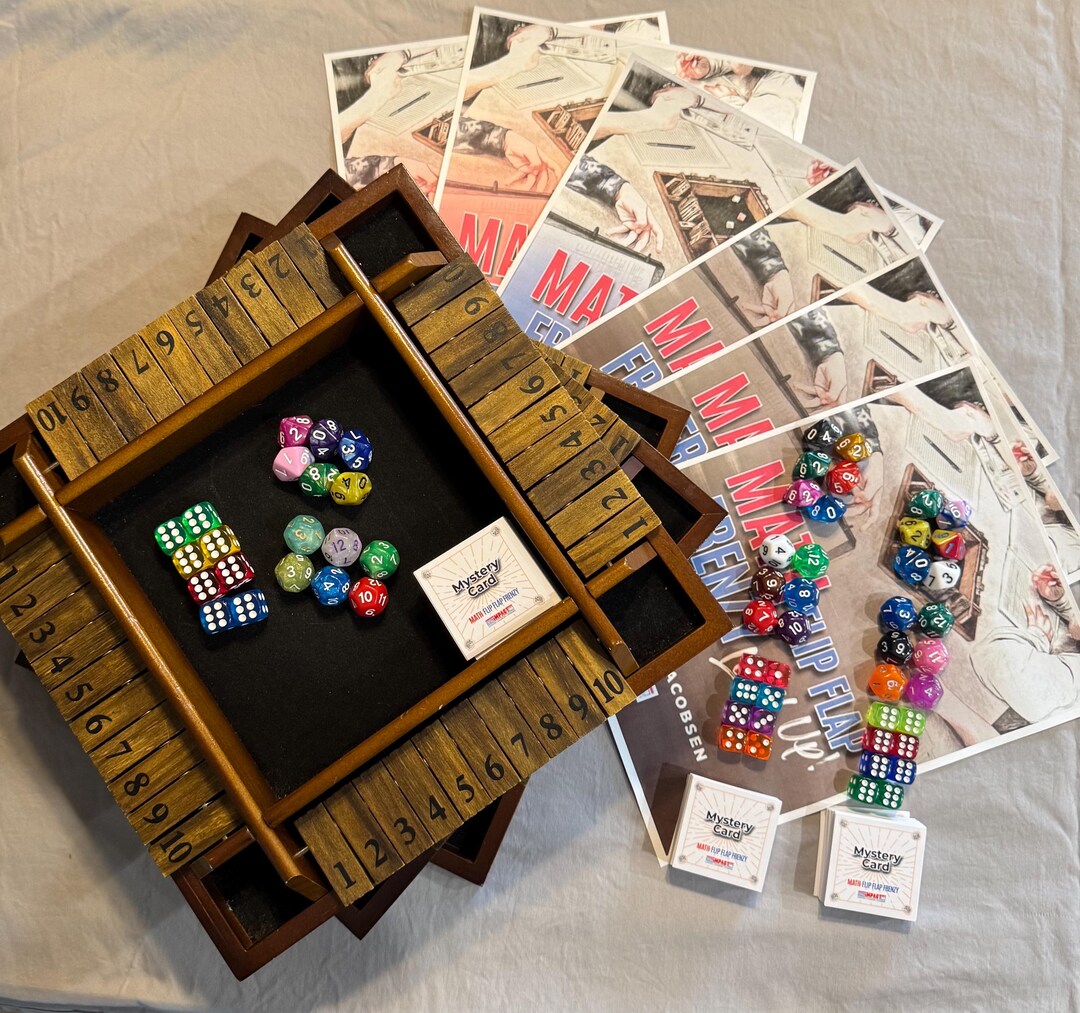 Shut the Box Game Rules Basic Advanced Classroom Learning Pack, Shut ...