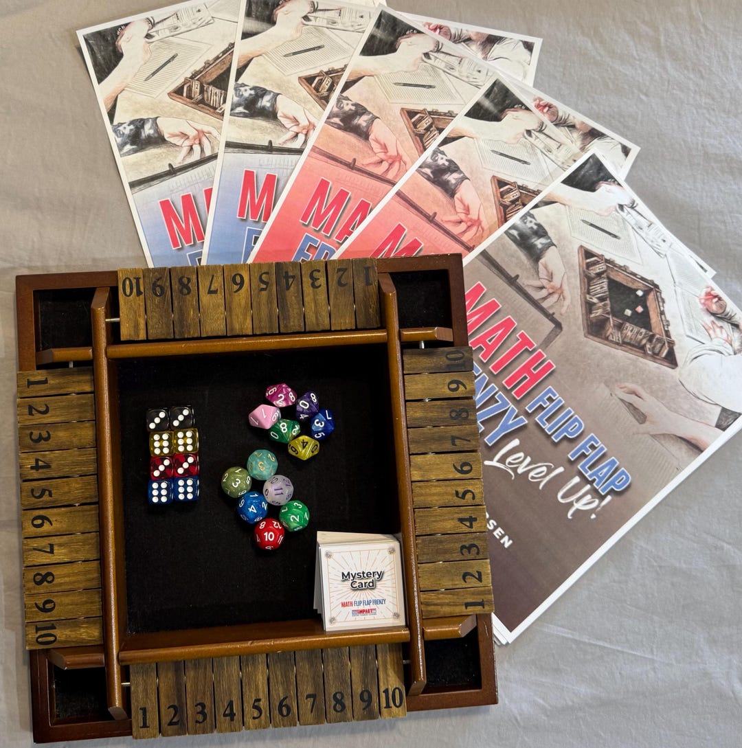 Shut the Box Game Rules, Flip & Dice Game Pack, Shut the Box Game ...
