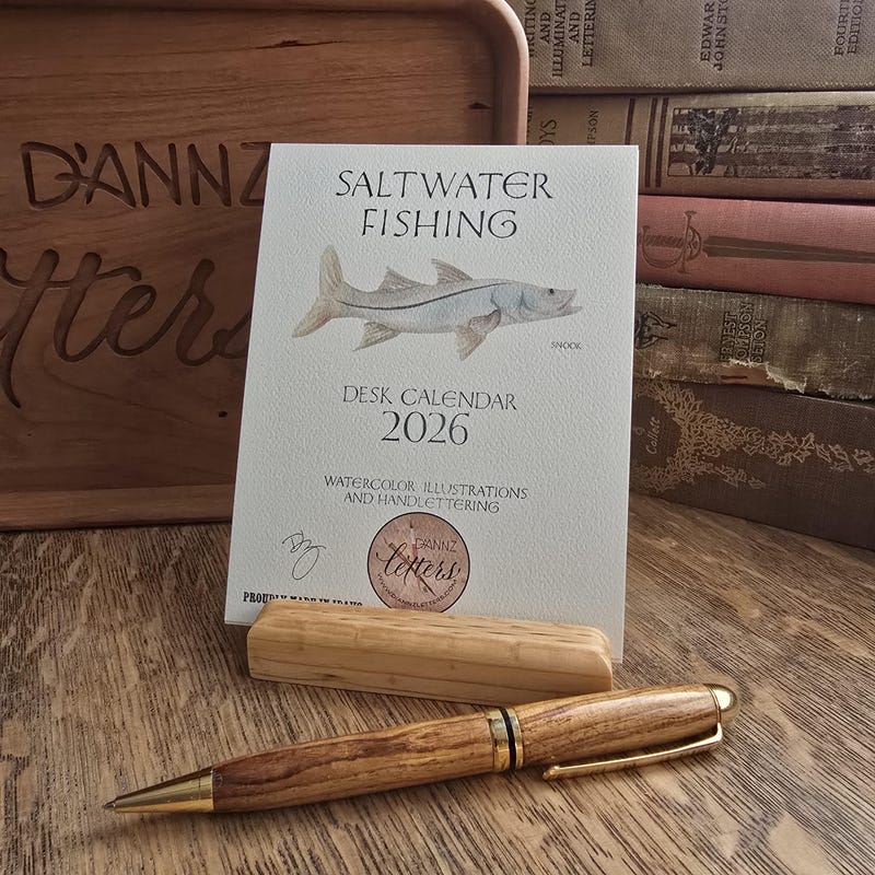 Fishing Calendars 2026 - Etsy