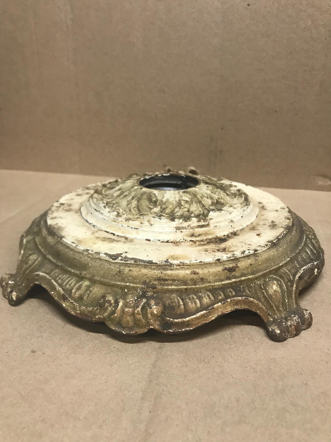 Vintage Lamp Base, Lamp Parts, Antique Lamp Base, Victorian Lamp Base ...