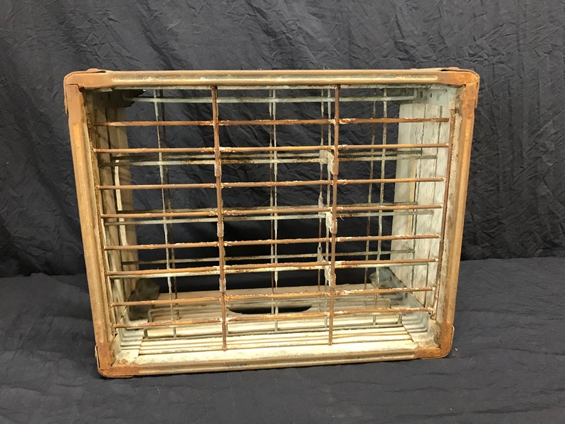 Vintage Wooden Shaw Dairy Creamer Crate. - Etsy