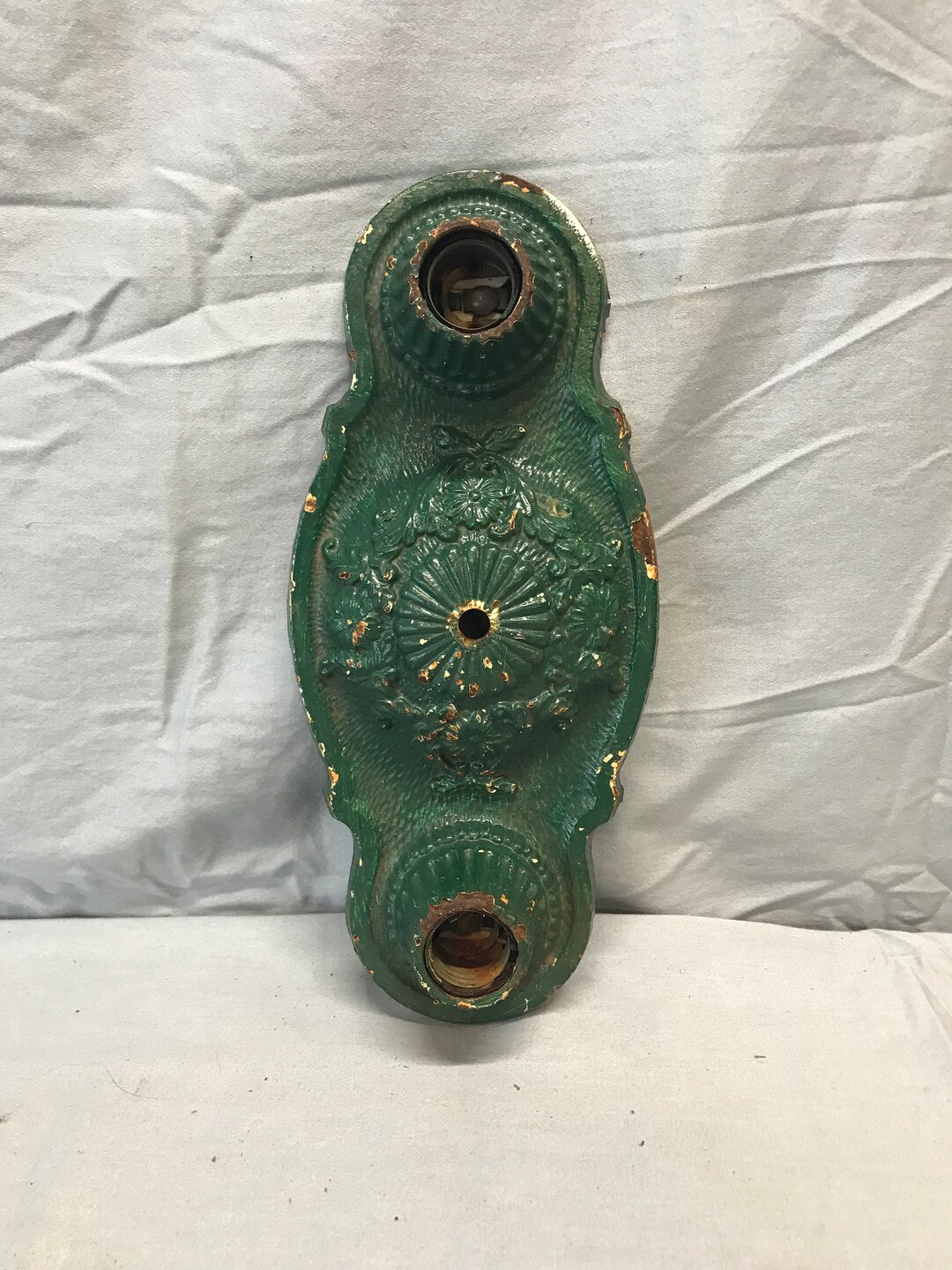 Vintage Cast Iron Light Fixture Cast Iron Sconce. - Etsy