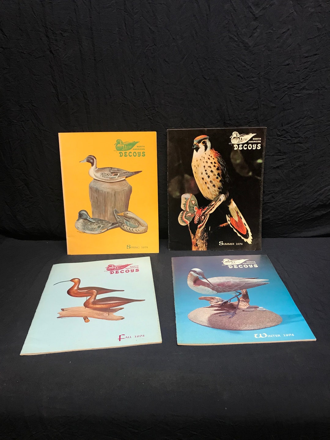 Vintage North American Decoys Magazine Spring of 1974 Through Winter of ...