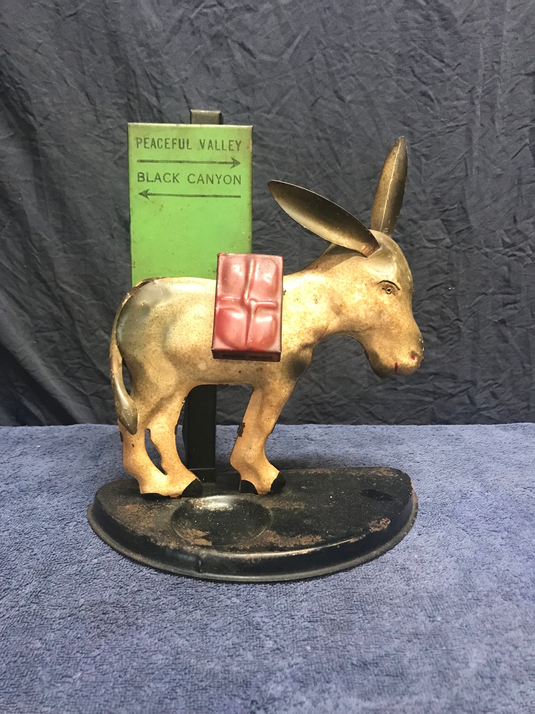 Vintage Tin Mechanical Donkey Novelty Cigarette Dispenser. - Etsy