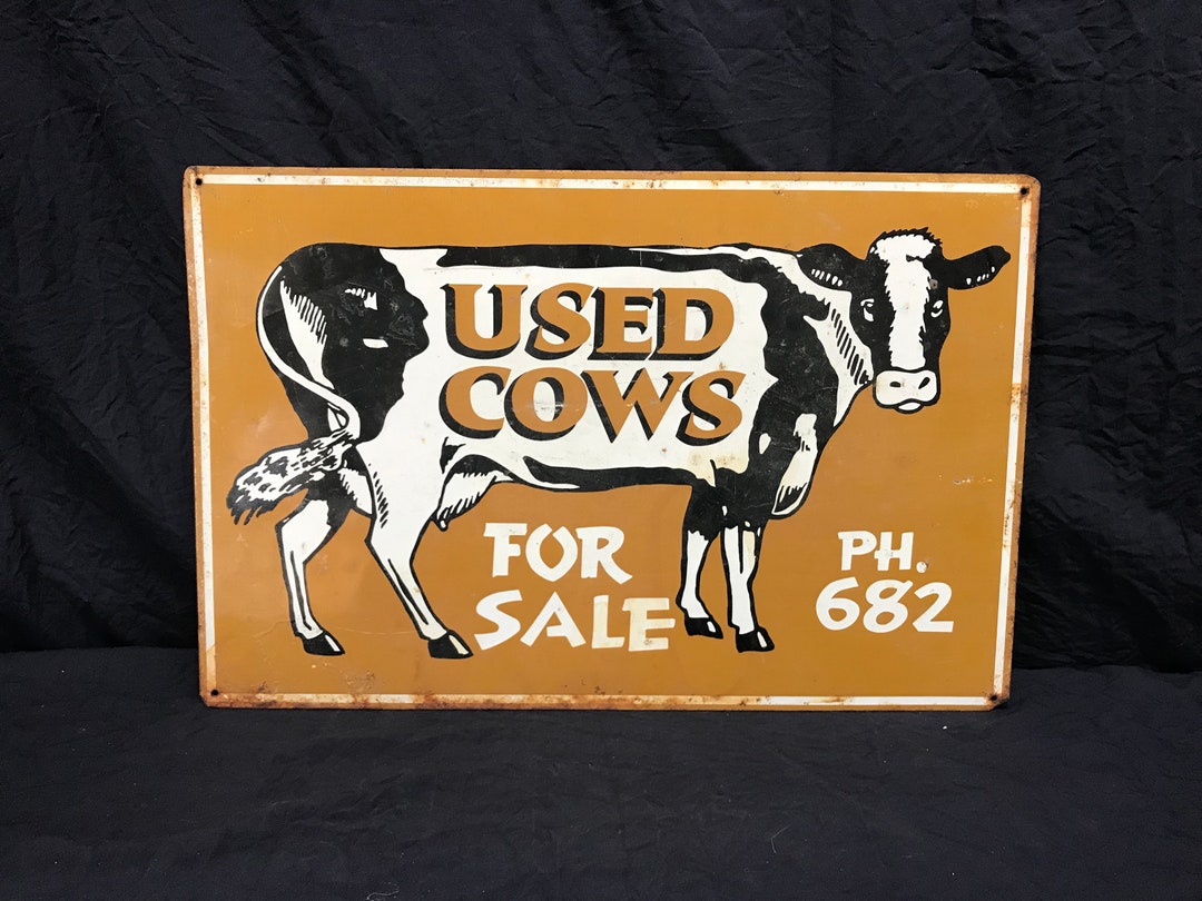 Farm and Agricultural Signage USED COWS. - Etsy