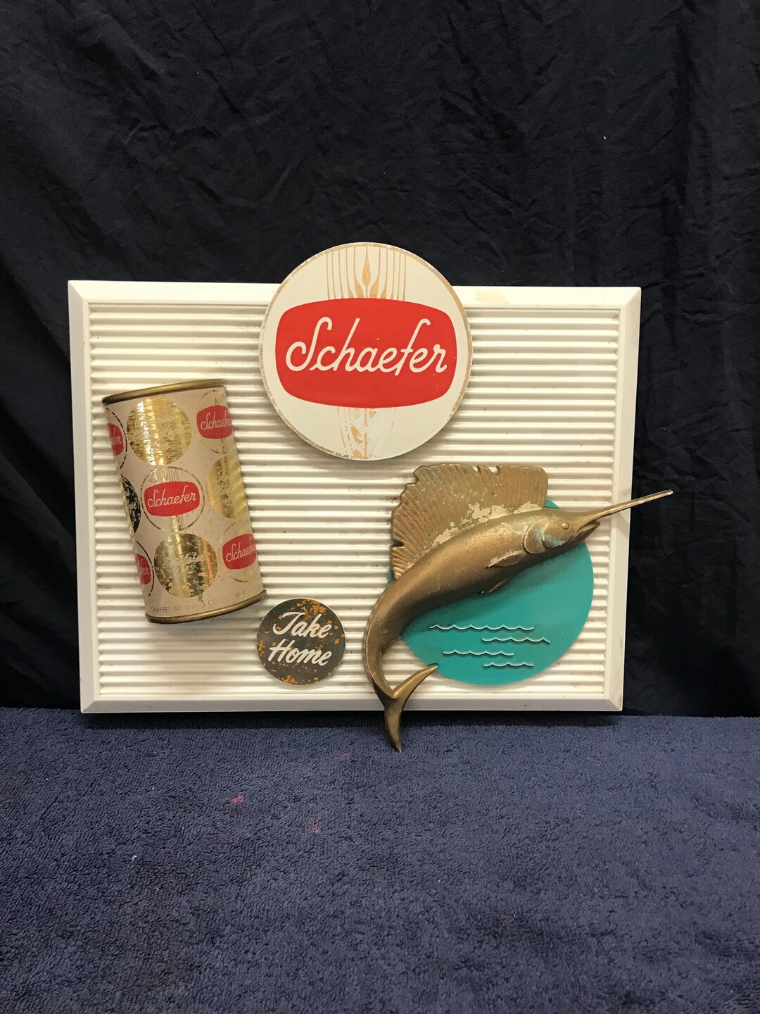 Vintage Schaefer Beer Wall Hanging Advertising. Schaefer Beer. - Etsy