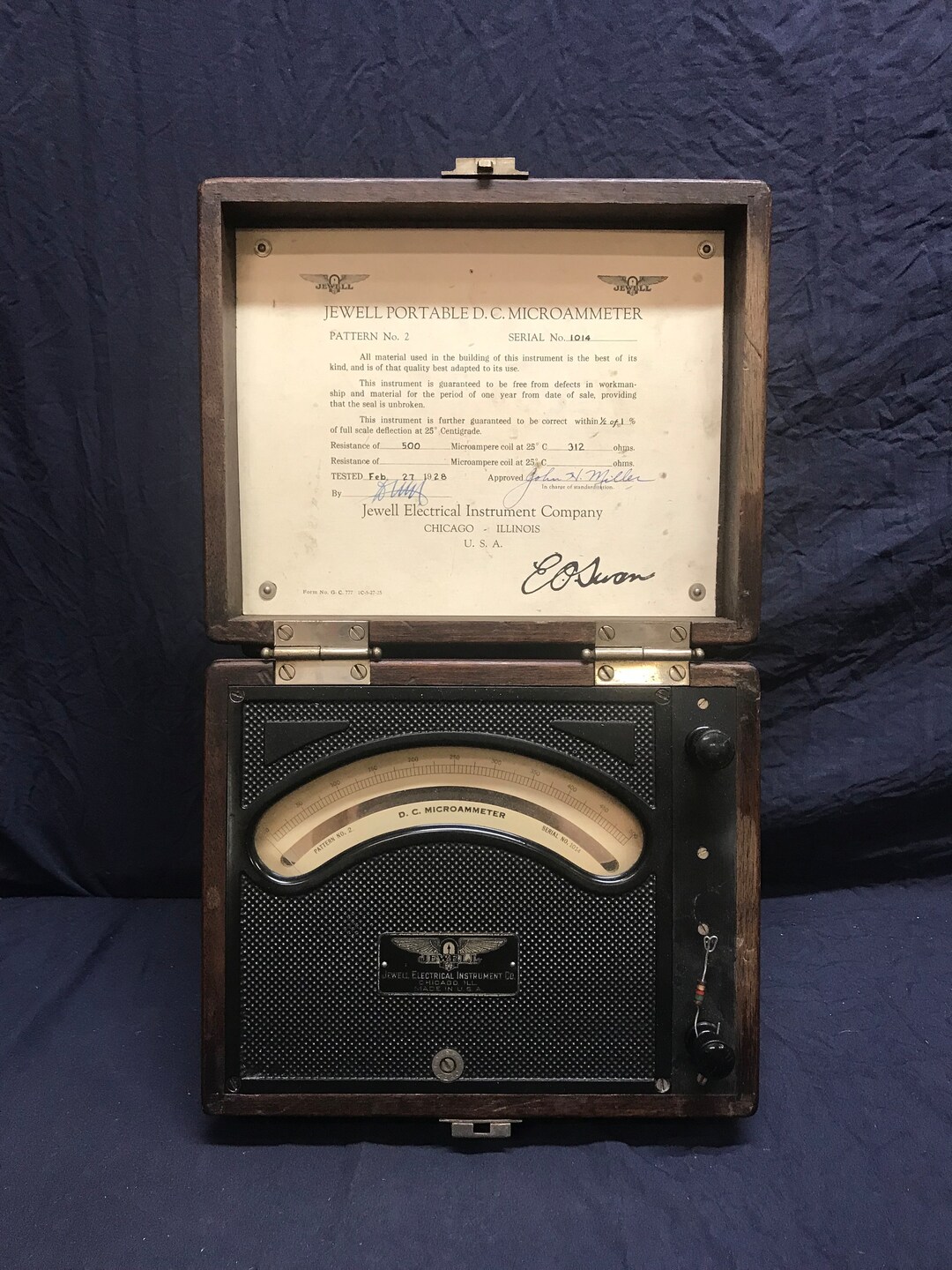 Vintage Jewell Portable DC Microammeter. Vintage Electronics. Vintage ...