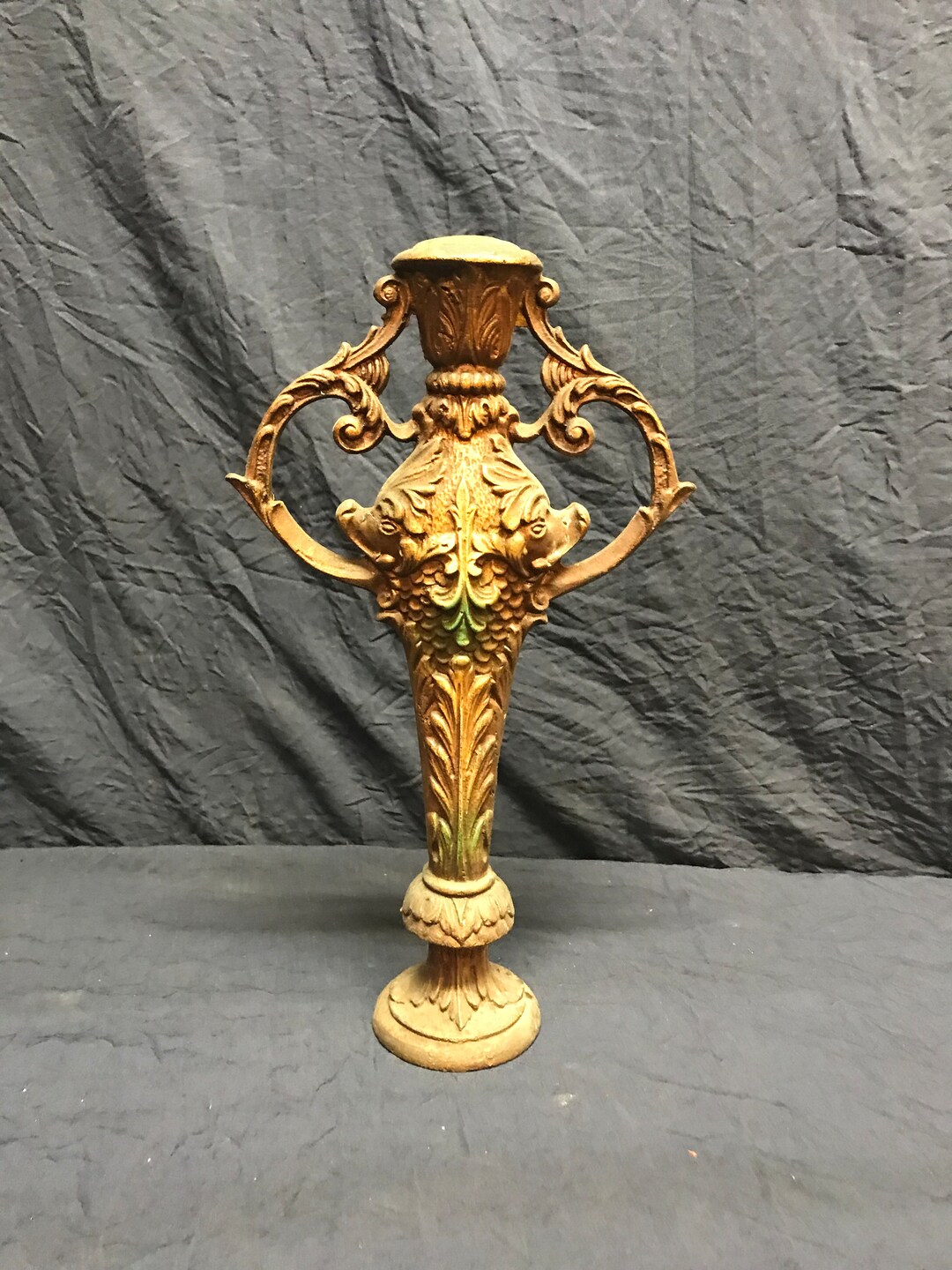 Vintage Cast Iron Lamp Finial. Lamp Parts. - Etsy