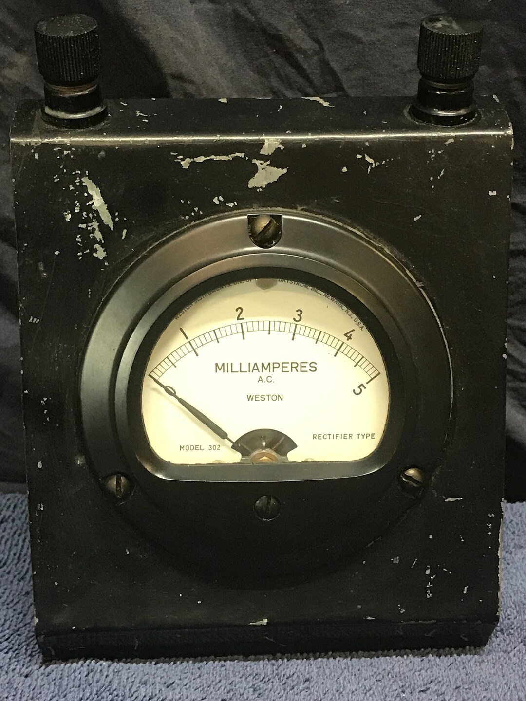 Vintage Weston Instruments AC Milliamperes Meter. - Etsy