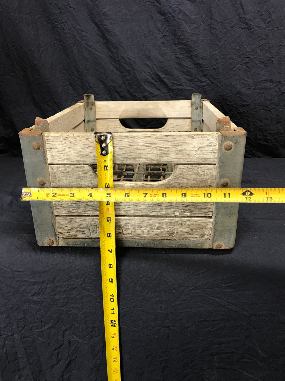 Vintage Wooden Shaw Dairy Creamer Crate. - Etsy
