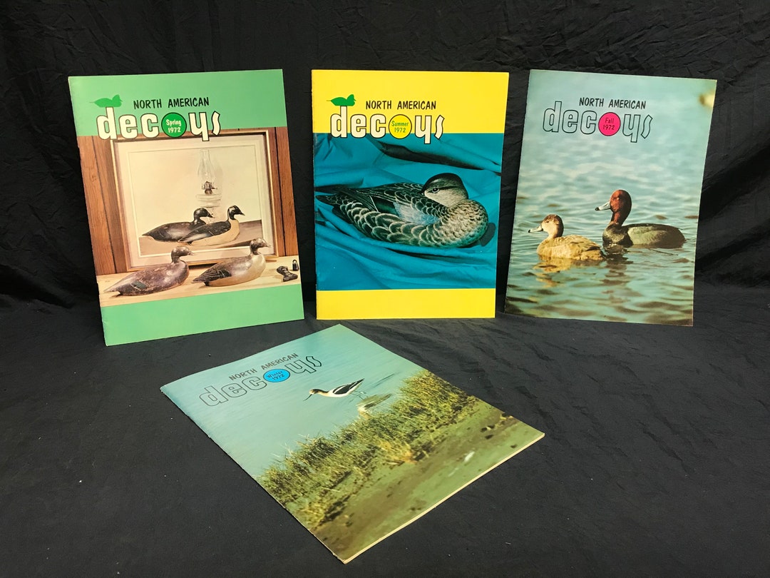 Vintage North American Decoys Magazine Lot: 1972 Spring to Winter - Etsy