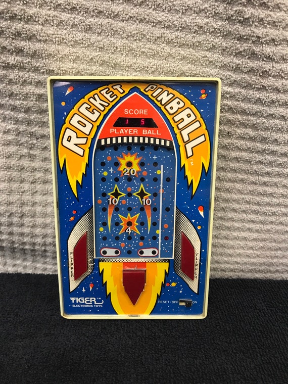 Vintage Rocket Pinball by Tiger Electronic Toys. - Etsy