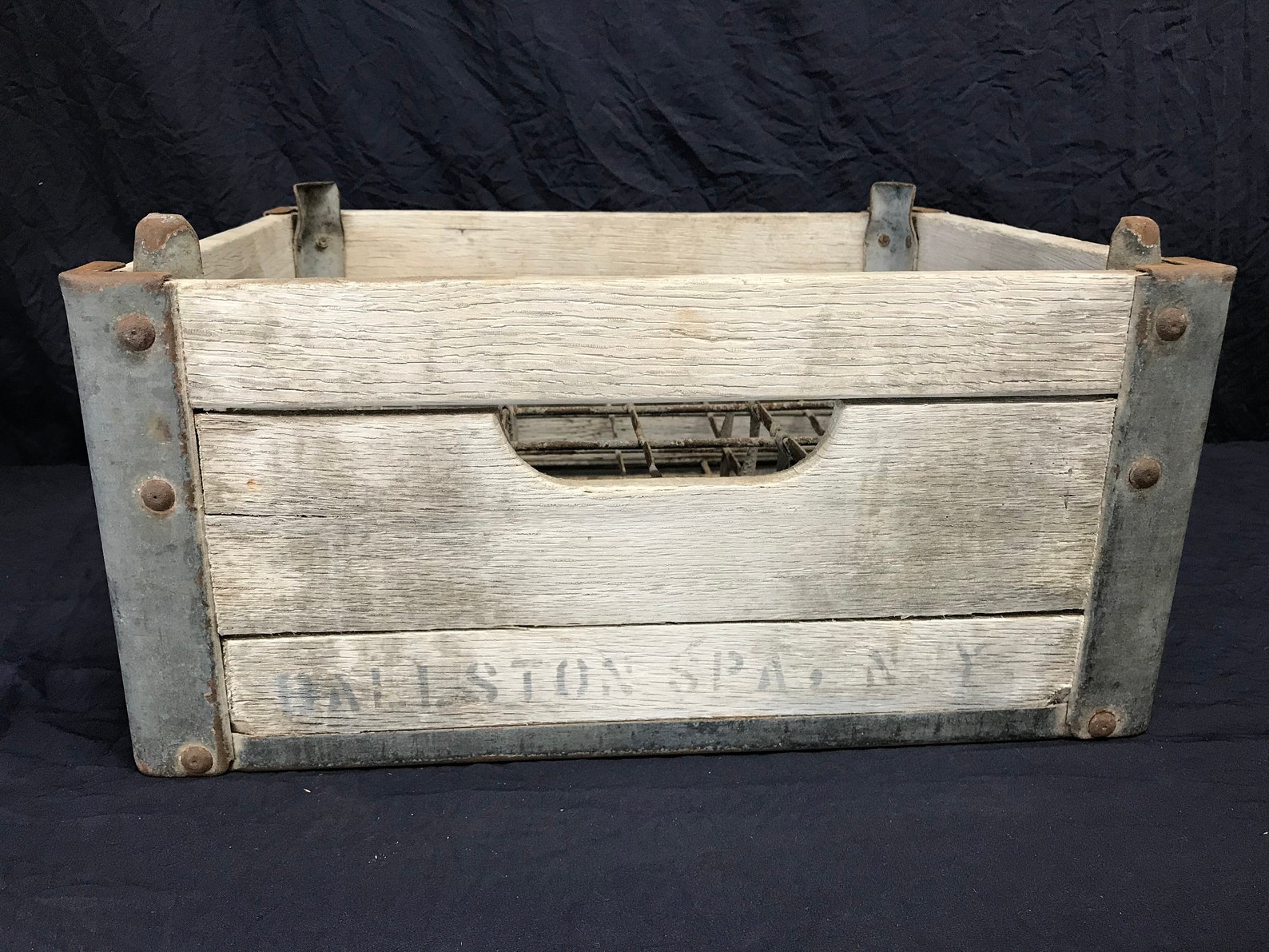 Vintage Wooden Shaw Dairy Creamer Crate. - Etsy