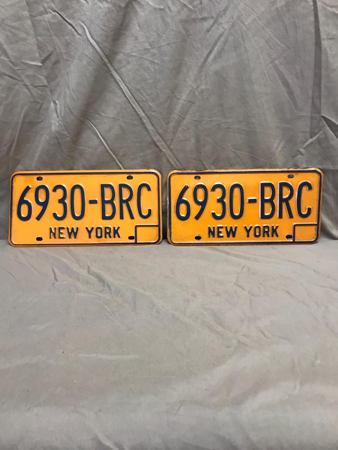 Pair of Vintage 1970s New York State License Plates. - Etsy